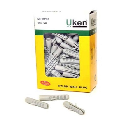 Uken UF1010 Nylon Wall Plug 5 MM 100 PCS/PKT – Safetag