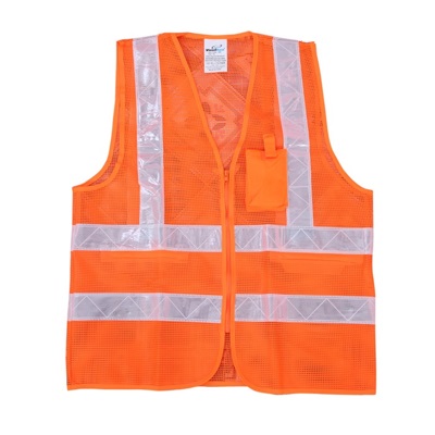 Vaultex KRI Executive Safety Net Type Vest with Zipper and PVC ...