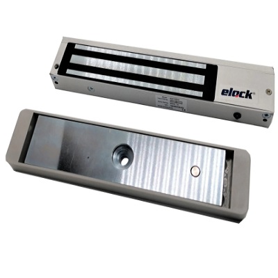 Elock-600LD, 600 Lbs EM Lock With LED (Monitored) With Door Contact ...