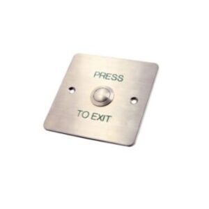 Elock EL-EB3W Weather Proof Exit Button, Flush Stainless Steel, Square ...