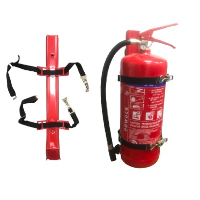 Fire Extinguisher Bracket L Shape With Strap – Safetag – Fire fighting ...