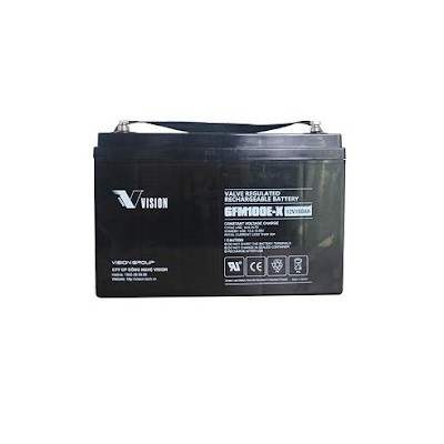 Vision 6FM100E-X 100Ah 12V Valve Regulated Rechargeable Battery ...