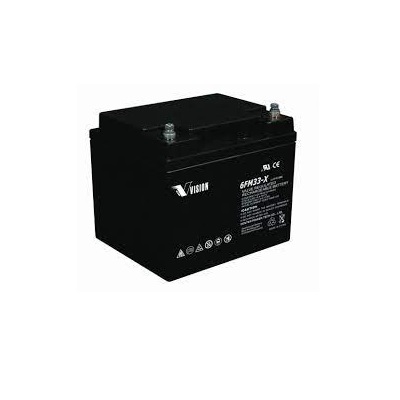 Vision 6FM33E-X 33Ah 12V Valve Regulated Rechargeable Battery – Safetag ...