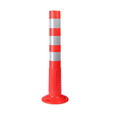 Flexible Warning Post Polyurethane, 75CM, Orange and Silver – Safetag ...