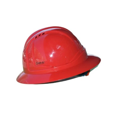 Perf Full Brim Safety Helmet, 8 Point, Vented, Red – Safetag – Fire ...